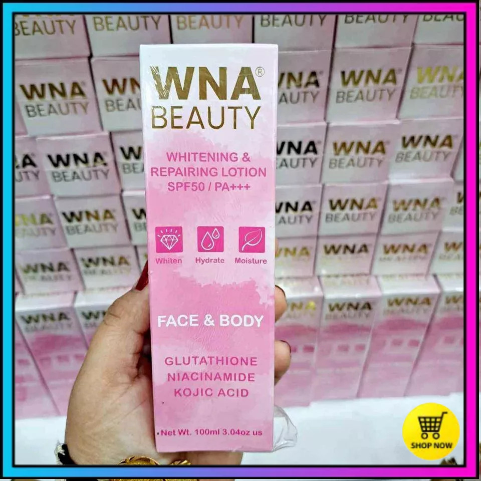 WNA BEAUTY WHITENING & REPAIRING LOTION SPF50 / PA+++ FACE N BODY ...