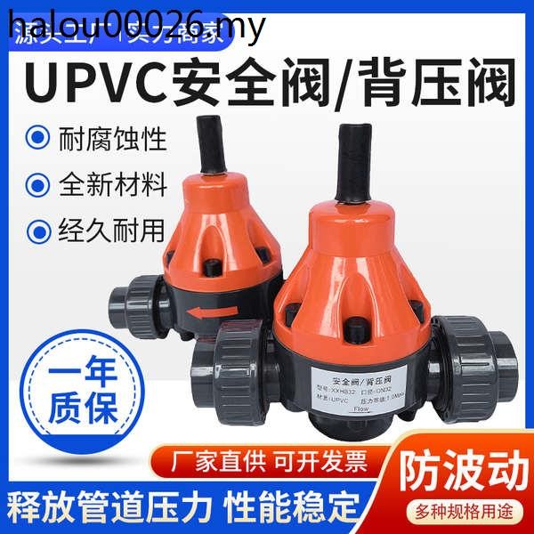 Pvc/upvc Safety Valve Back Pressure Valve One-Way Pressure Relief Valve ...