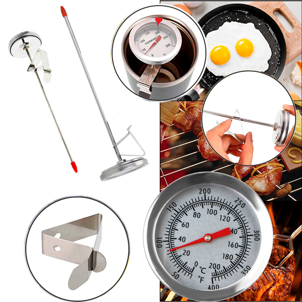Stainless Steel Cooking Thermometer Frying Oil Fryer Fries Fried ...