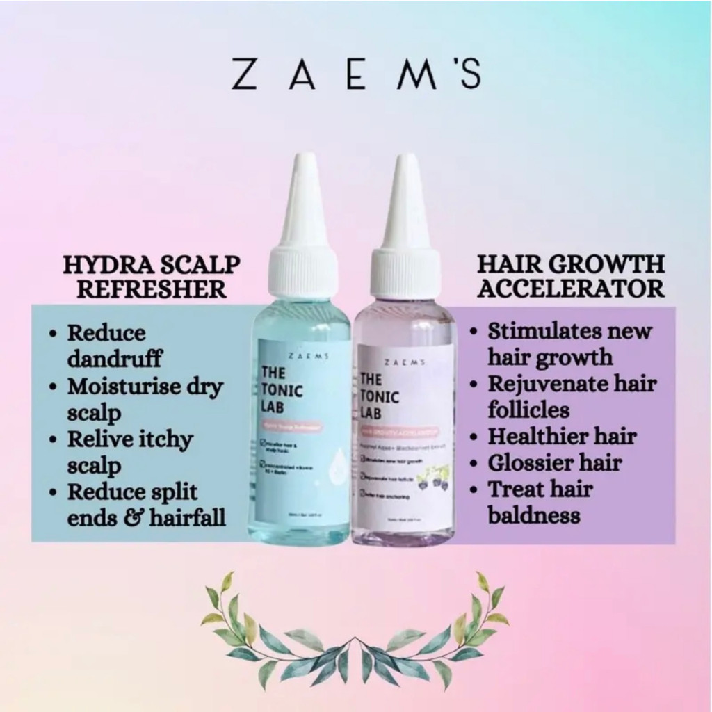 ZAEM'S The Tonic Lab Hydra Scalp Refresher / Hair Growth Accelerator ...