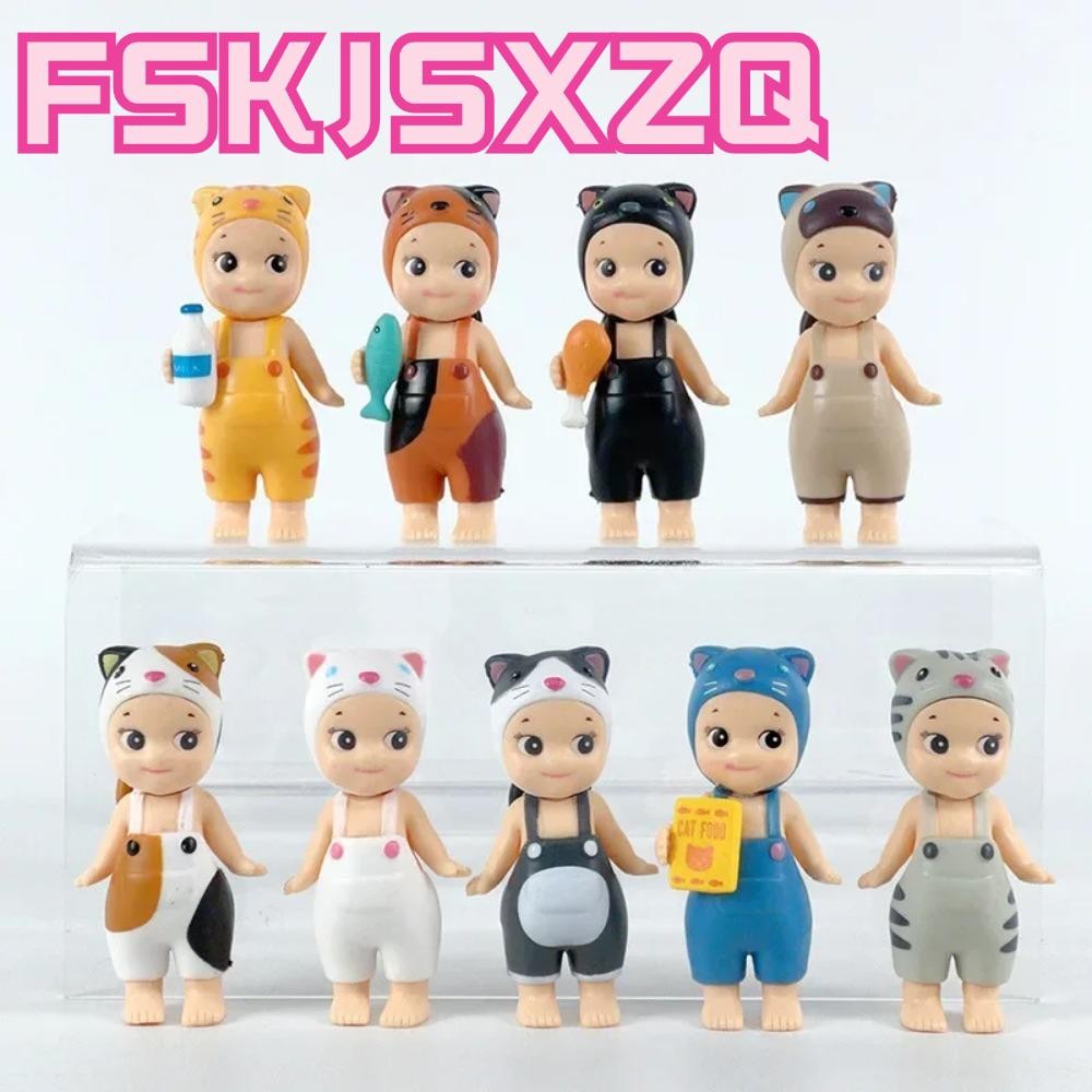 QIUJUU Box, Cat Models Sonny Angel Cats Life Action Figure Toys ...