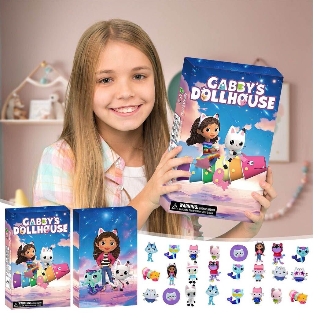 DreamWorks Gabby’s Dollhouse Advent Calendar 2024 Surprise Toys with ...