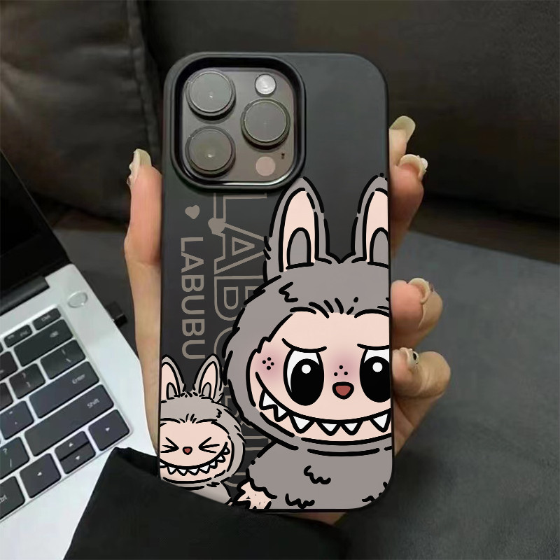 Casing iPhone 11 12 13 14 15 16 Pro Max Luxury Shockproof LABUBU ...
