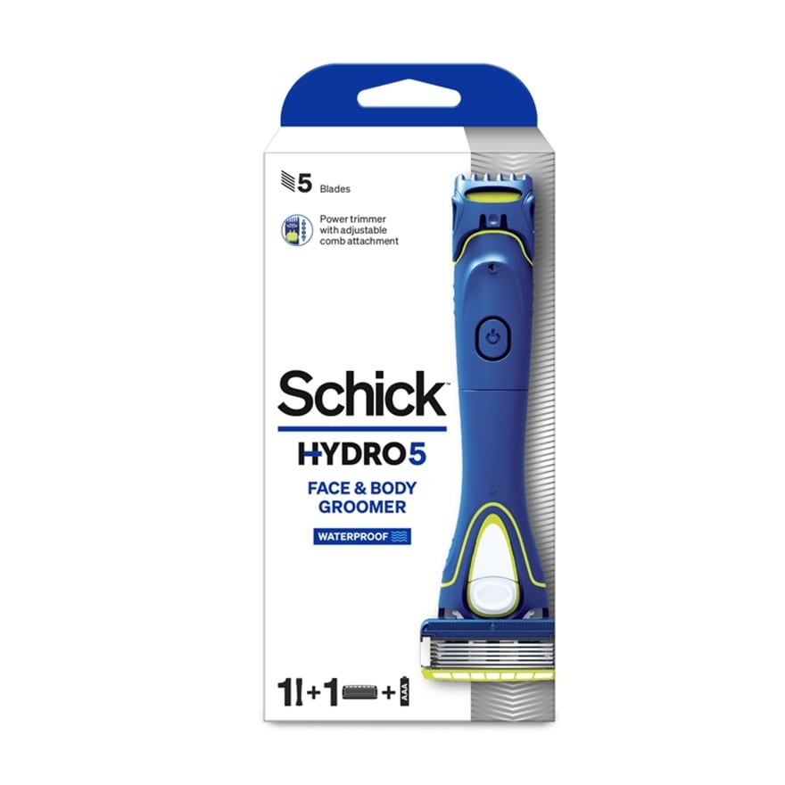 SCHICK Hydro 5 Face & Body Groomer Kit 1s | Shopee Malaysia