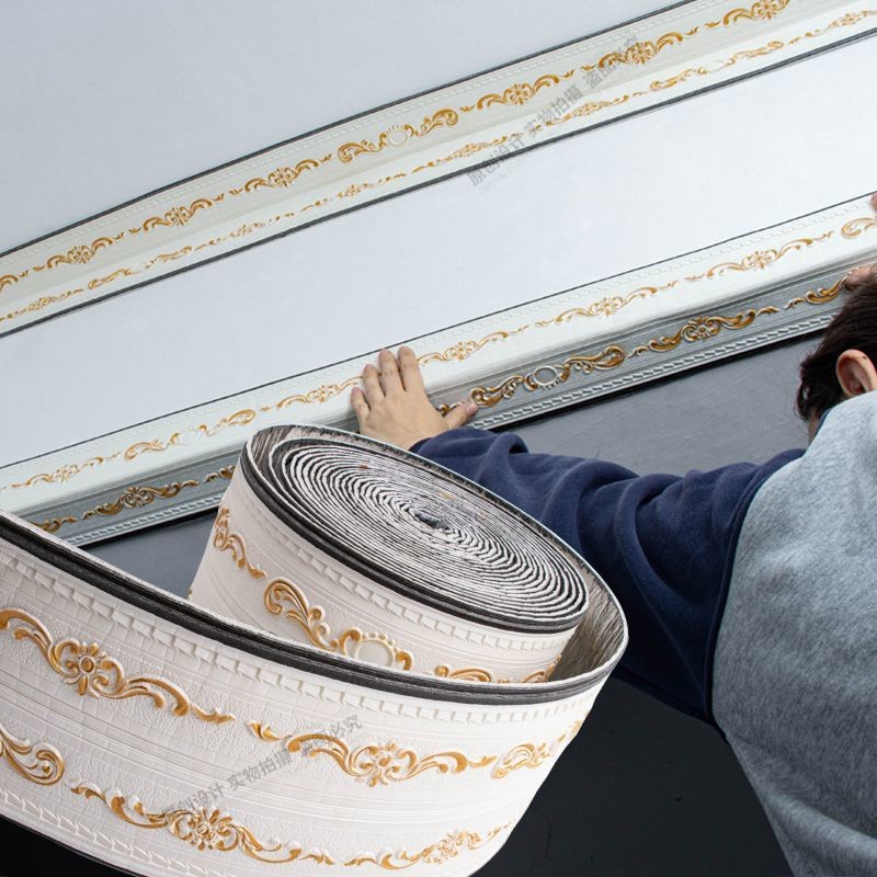 European style ultra-width Ceiling Top Corner Line Waist Line Wall ...
