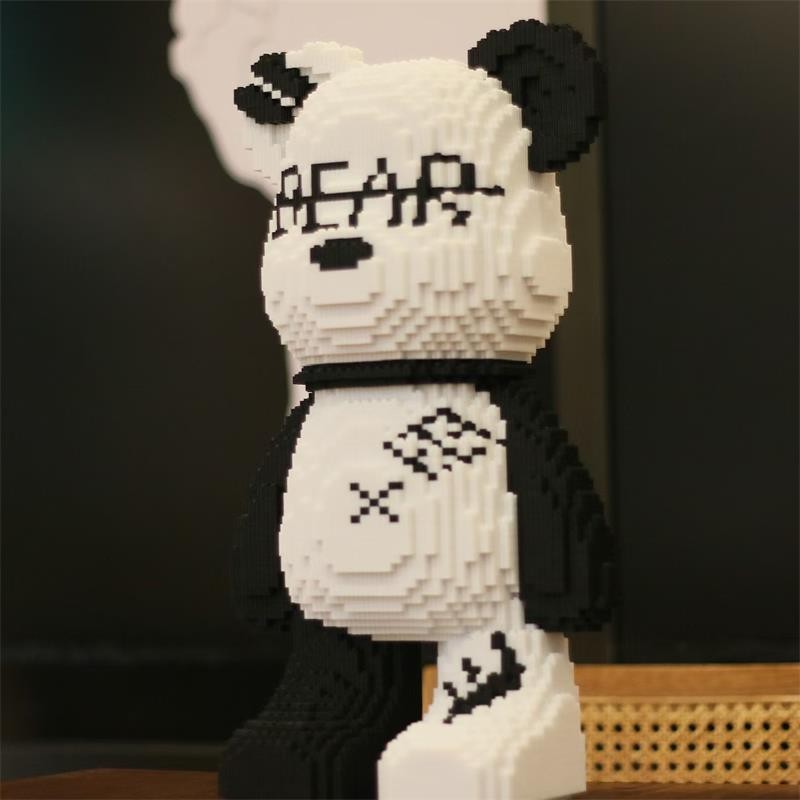 Oversized Teddy Bear Compatible lego Adult High Difficulty diy Hand ...