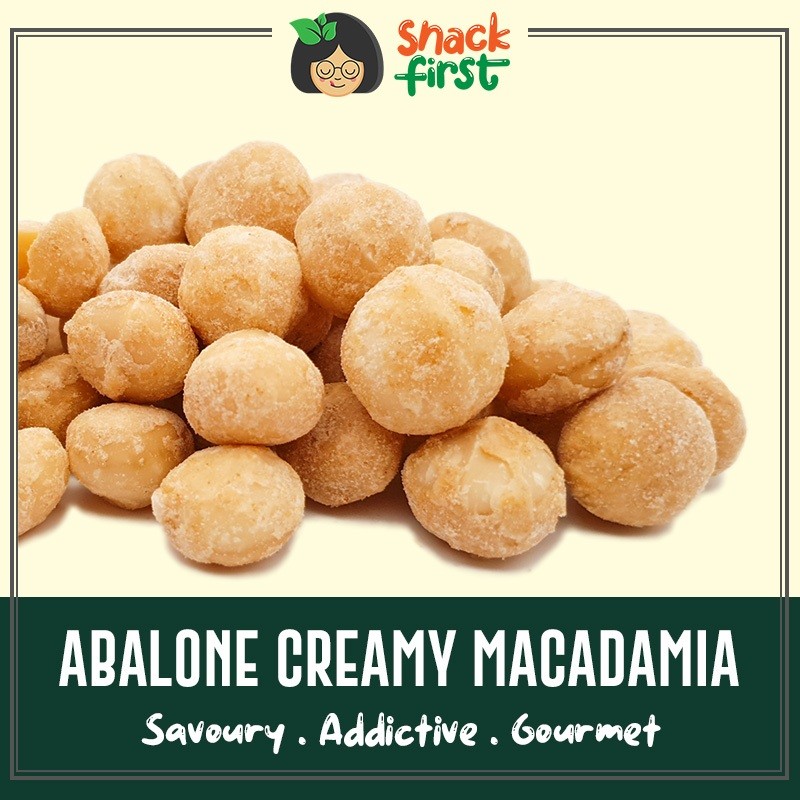 SnackFirst Abalone Creamy Macadamia 200g/1kg - Gourmet Savoury Nuts New ...