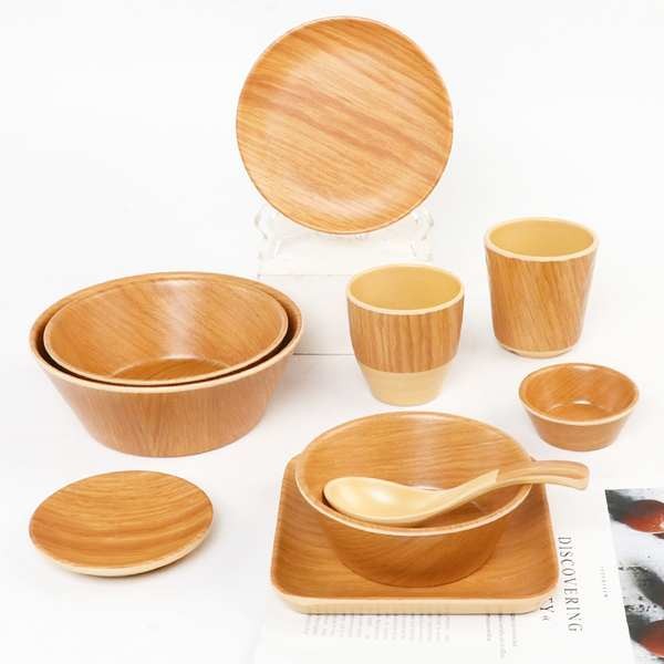 mangkuk kayu khairul aming corningware Pinggan mangkuk Jepun set empat ...