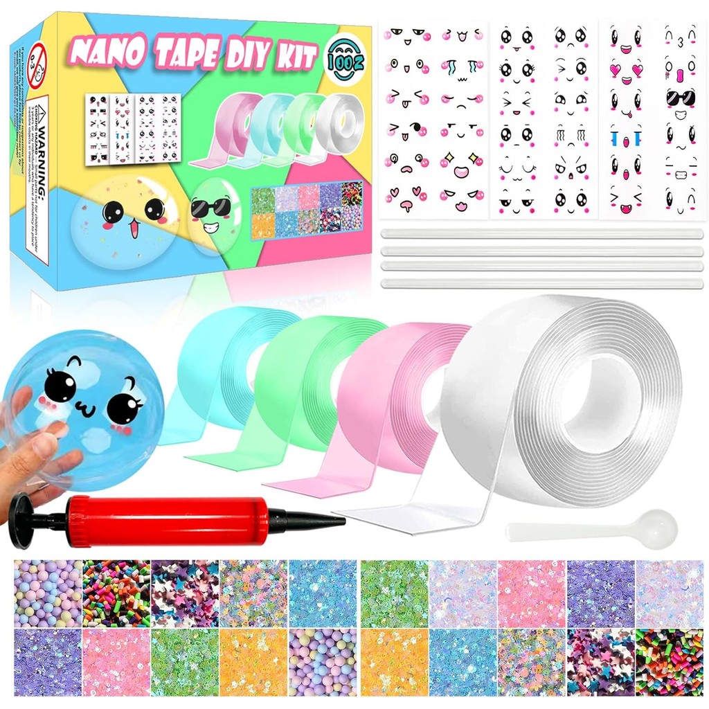 Nano Tape Bubble Kit, Nano Double Sided Adhesive Tape Bubbles, 4Pcs ...