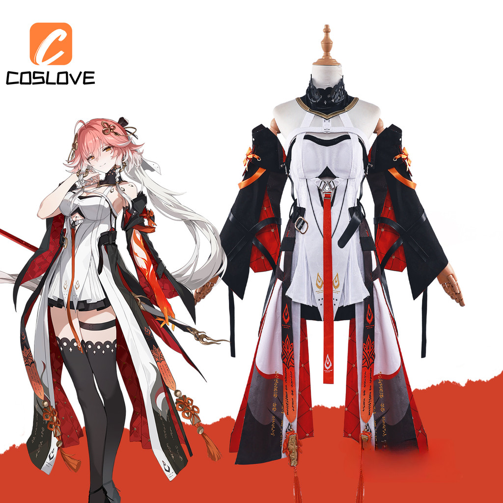 Anime Game Wuthering Waves Changli Cosplay Clothing Full Set Costume ...