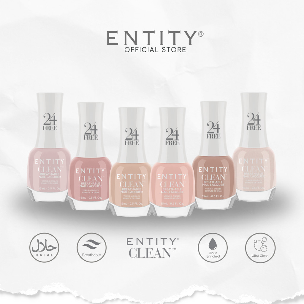 Entity Clean Breathable Nail Lacquer - Nude (15ml) | Shopee Malaysia