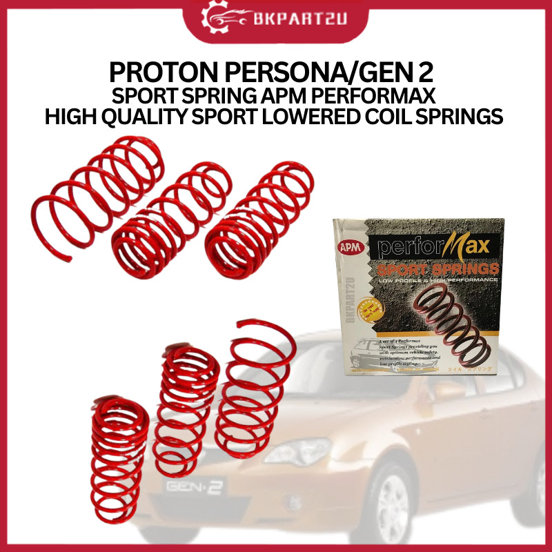 PROTON PERSONA/GEN 2 SPORT SPRING APM PERFORMAX HIGH QUALITY SPORT ...