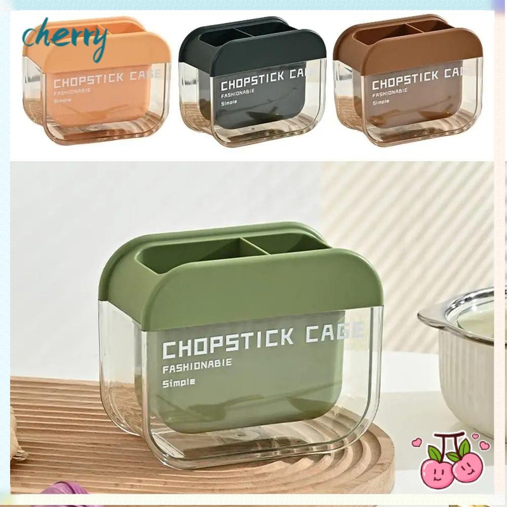 CHERRY Utensil Organizer Box, With Drainboard Rustproof Over Utensil ...