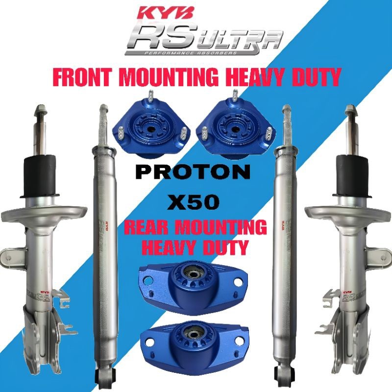 ORIGINAL KYB RS ULTRA PROTON X50 SUV 2020'-PRESENT ABSORBER FRONT/ REAR ...
