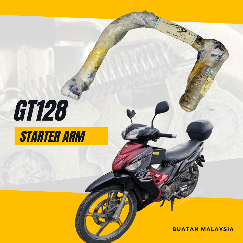 GT128 STARTER ARM - MODENAS GT 128 KICK STARTER PEDAL LEVER ENGKUL ...