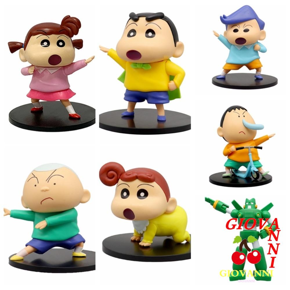 GIOVANNI Crayon Shin-Chan Figure, Cartoon PVC Doll Shinnosuke Nohara ...