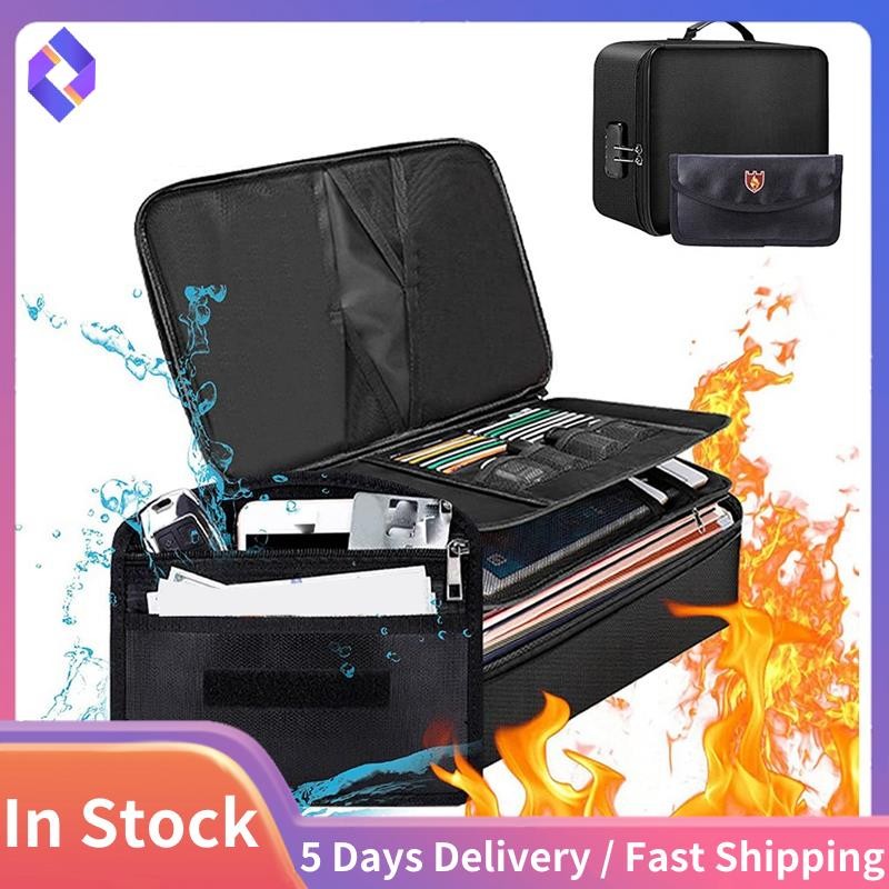 Fireproof File Organizer Bags,Fireproof and Waterproof Document Box ...