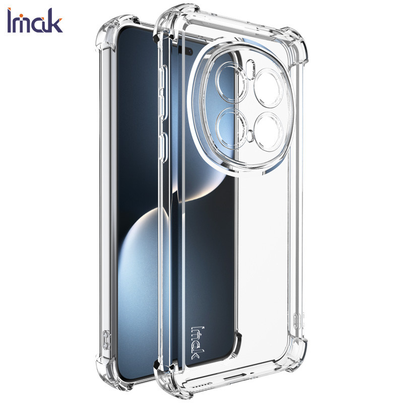 For Honor Magic 7 Pro 5G Case IMAK UX-4 Series Straight Frame Soft Cover for Honor Magic6 Pro 5G ...