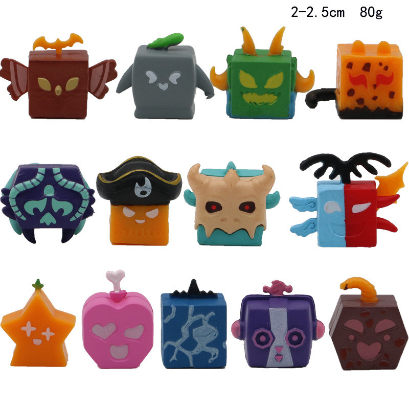 New 2-2.5cm Mini Devil Fruit Figures One Piece Devil Fruit Model ...