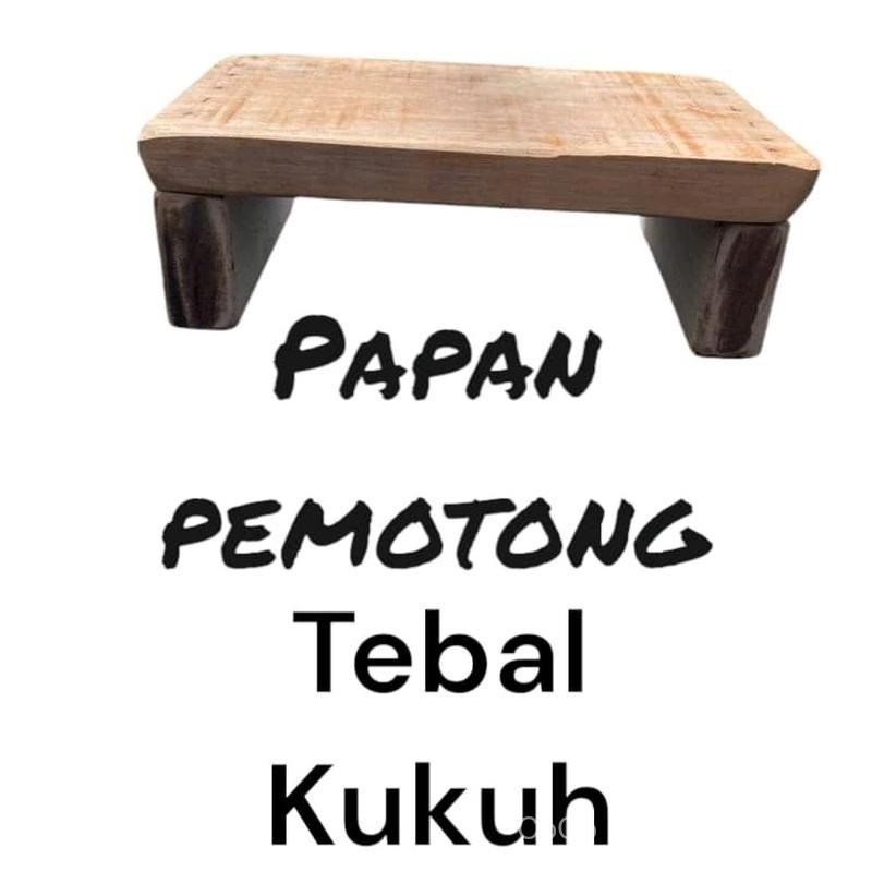 Papan Pemotong Kayu Tradisional untuk Daging, Sayur dan Lain-lain ...