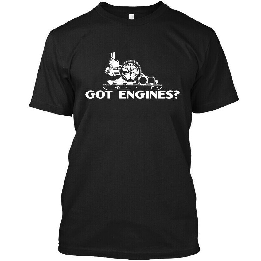 New Got Engines Hit And Miss Engine Art Graphic Vintage T-Shirt ...