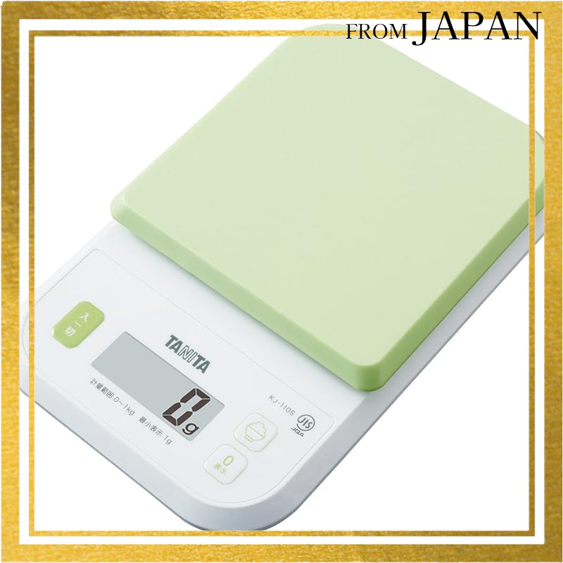 Digital Cooking Scale for Kitchen - Tanita KJ-110S WH, 1kg Capacity, 1g Unit, Measures Calorie ...