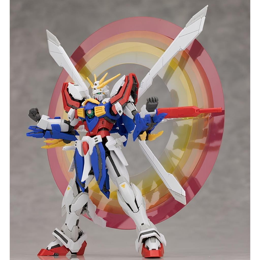 (with base + decal) Assembled gundam Model RG R37 God HG | Shopee Malaysia