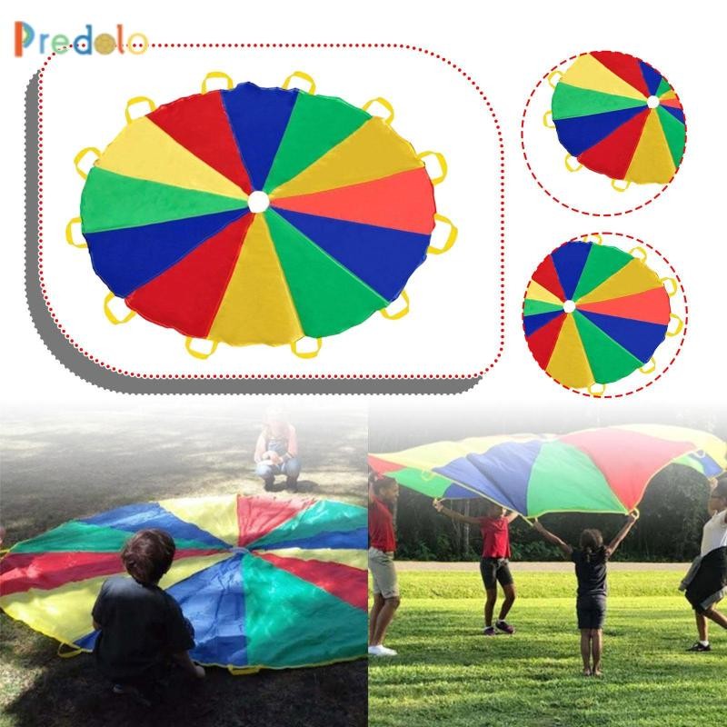 predolo Play Parachute Cooperative Games Sensory Education Toy Foldable ...