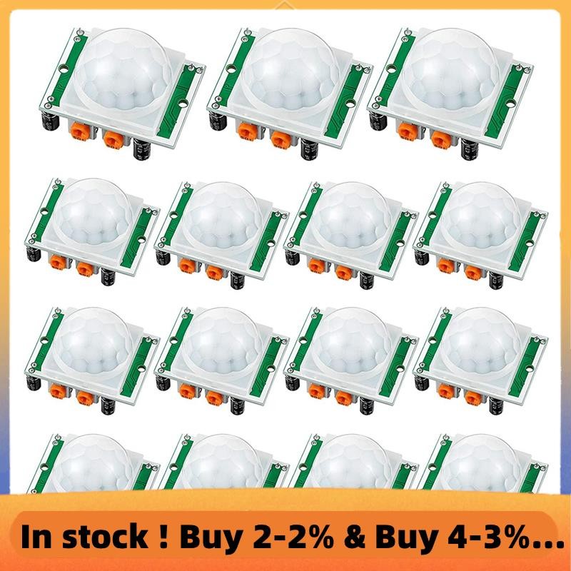 15 Pieces For Hc Sr501 Pir Sensor Body Infrared Sensor Human Body Infrared Motion Module Thermal