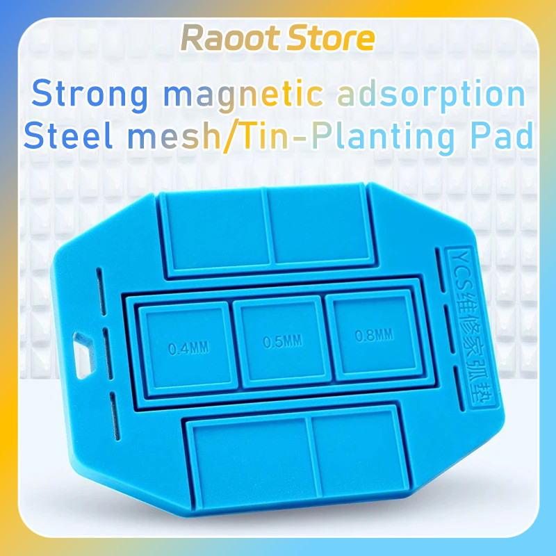 YCS BGA Silicone Pad Insulation Mat Universal BGA Stencil Magnetic Base ...