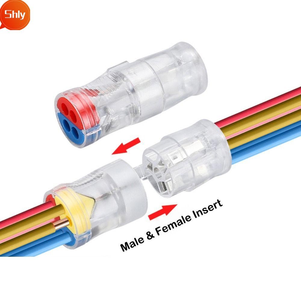 SHLY Wire Connector, Docking Type Universal Compact Quick Terminal ...