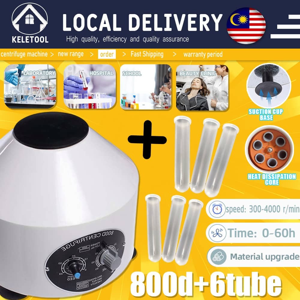 KELETOOL Laboratory Centrifuge Medical Machine Centrifuge Test Tube ...