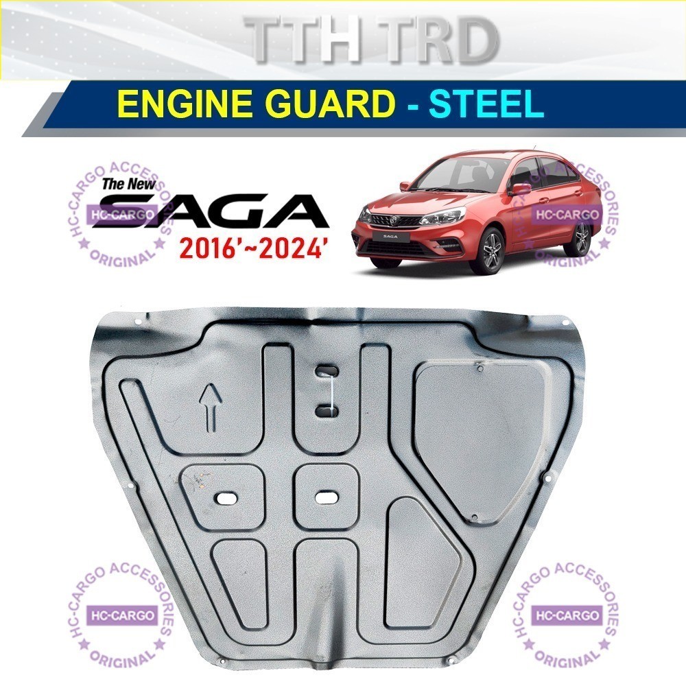Proton Saga 2016 - 2024 Metal Shield Engine Guard Under Lower Cover ...