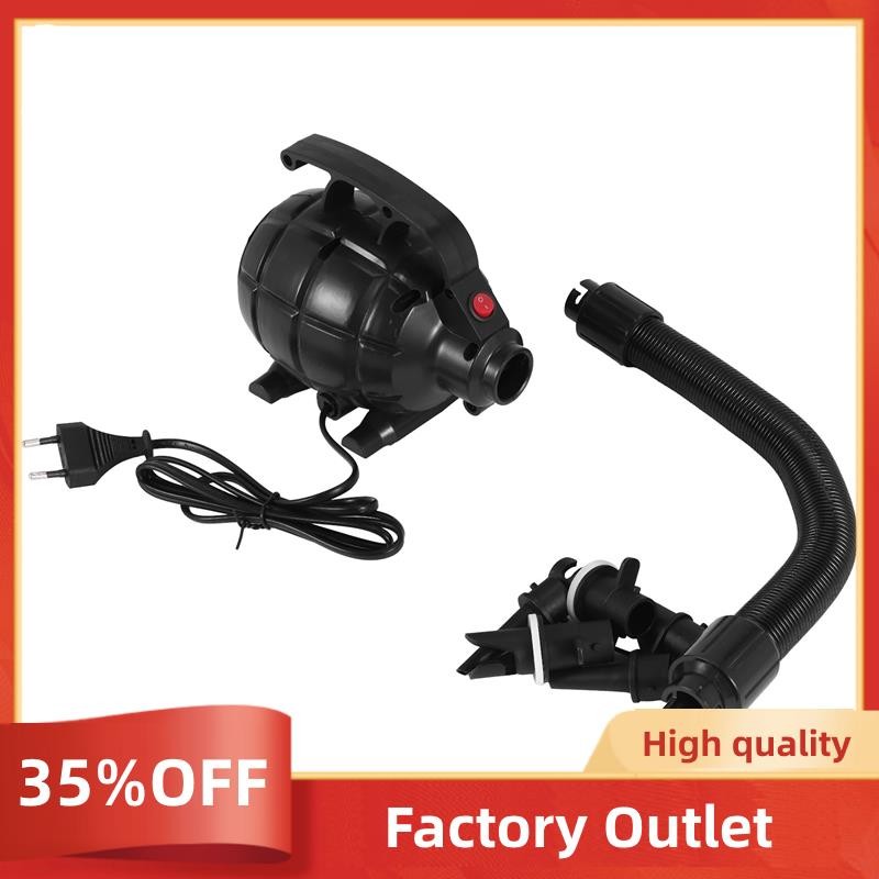 Black Camping Utility Tool Air Bed Air Inflation Tool 600W Air ...