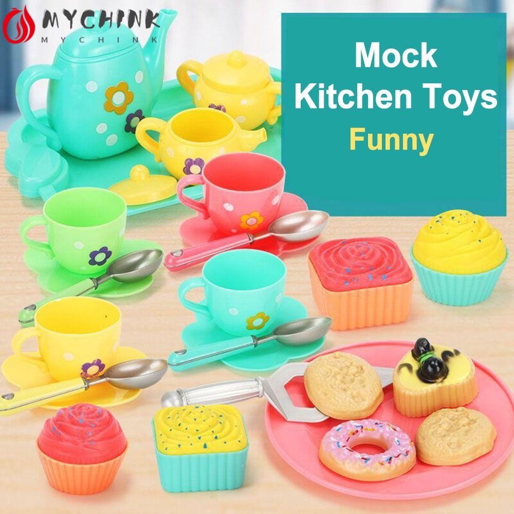 CHINK Kids Plastic Tea Set Funny Early Education Activity Pretend Play ...