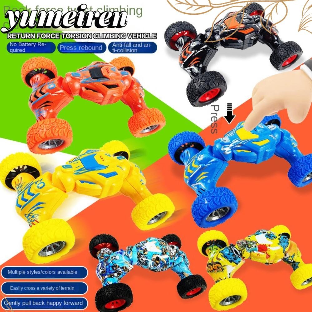 YUMEIREN Road Toy Car, Torsion Rotating Suspension Four-wheel Inertia ...