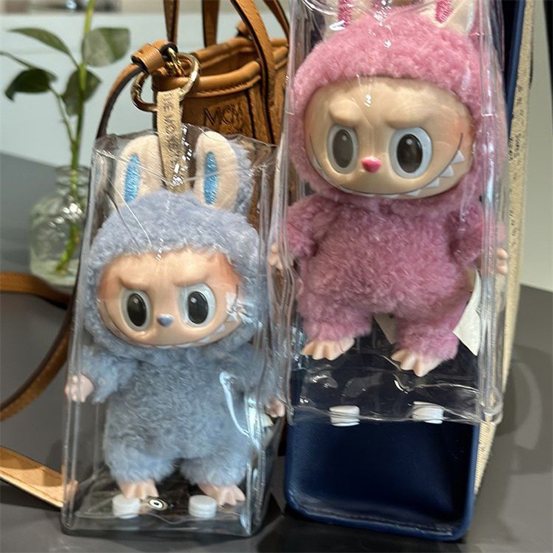 Labubu Protective Acrylic Case Transparent Portable Organizer Box ...