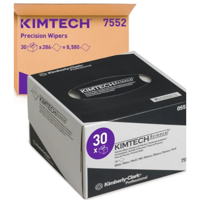 Kimberly Clark Box of 280 White KIMTECH SCIENCE Dry Wipes for Clean ...