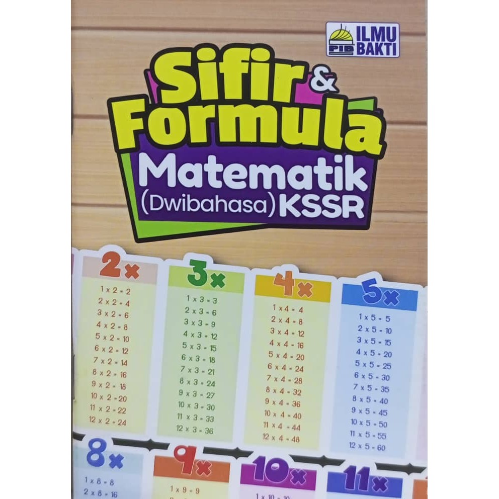 BUKU SIFIR & FORMULA MATEMATIK (DWIBAHASA) KSSR (ILMU BAKTI) 2025 | Shopee Malaysia