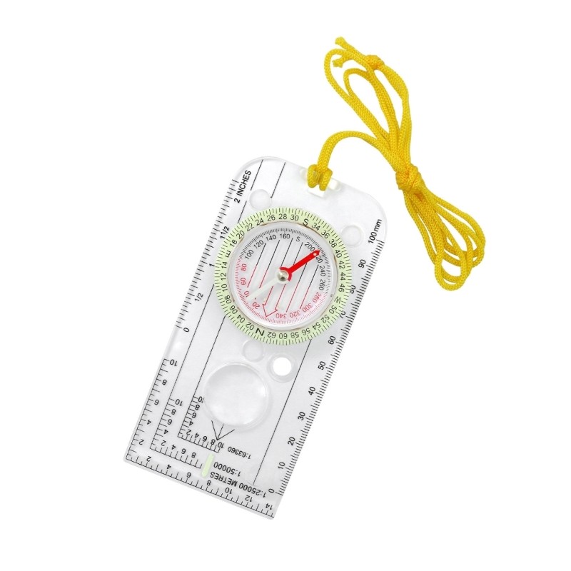 TEN Practical Outdoor Orienteering Compasses Acrylic Compasses Map ...