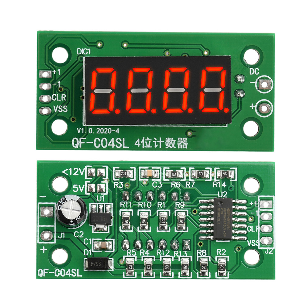 DIYMORE DC 4-25V 0.36-inch 4-digit Digital Counter Module Low-Level ...