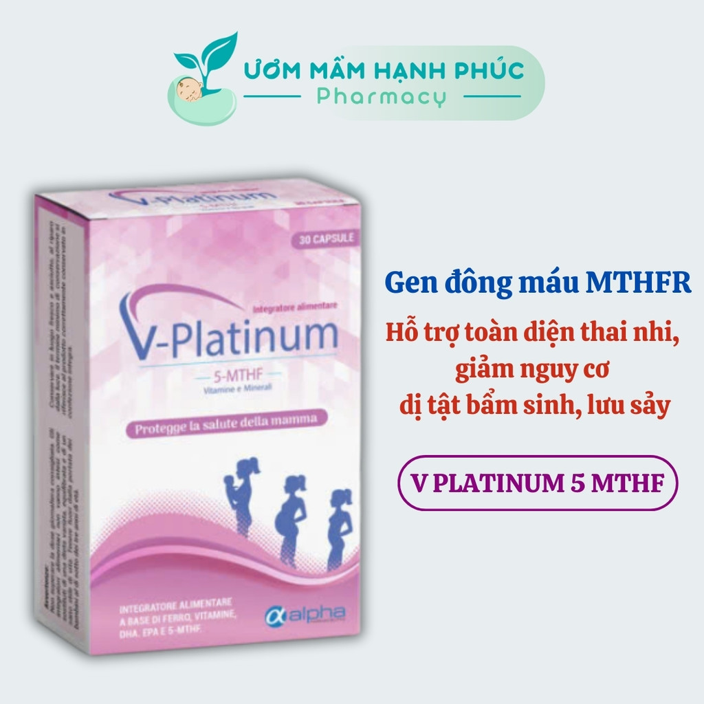 V- Platinum 5MTHF - Folic Acid / Folate Supplement, Iron, Multivitamin ...