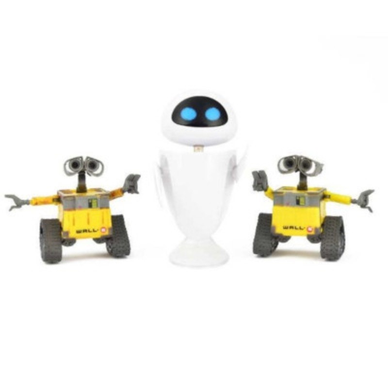[Ready Stock] Genuine WALL-E Wally Robot Story Eva Couple 6CM Car ...