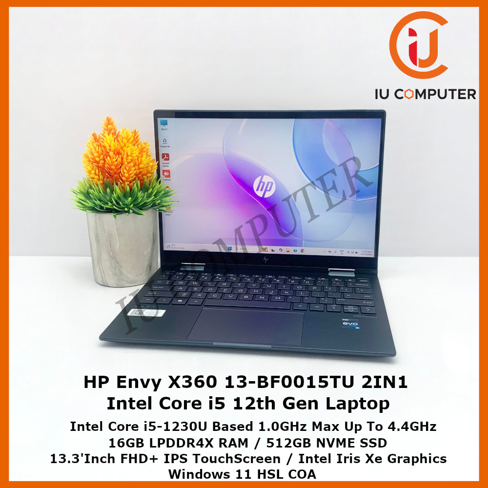 HP ENVY X360 13-BF0015TU 2IN1 INTEL CORE I5-1230U 16GB LPDDR4X RAM ...