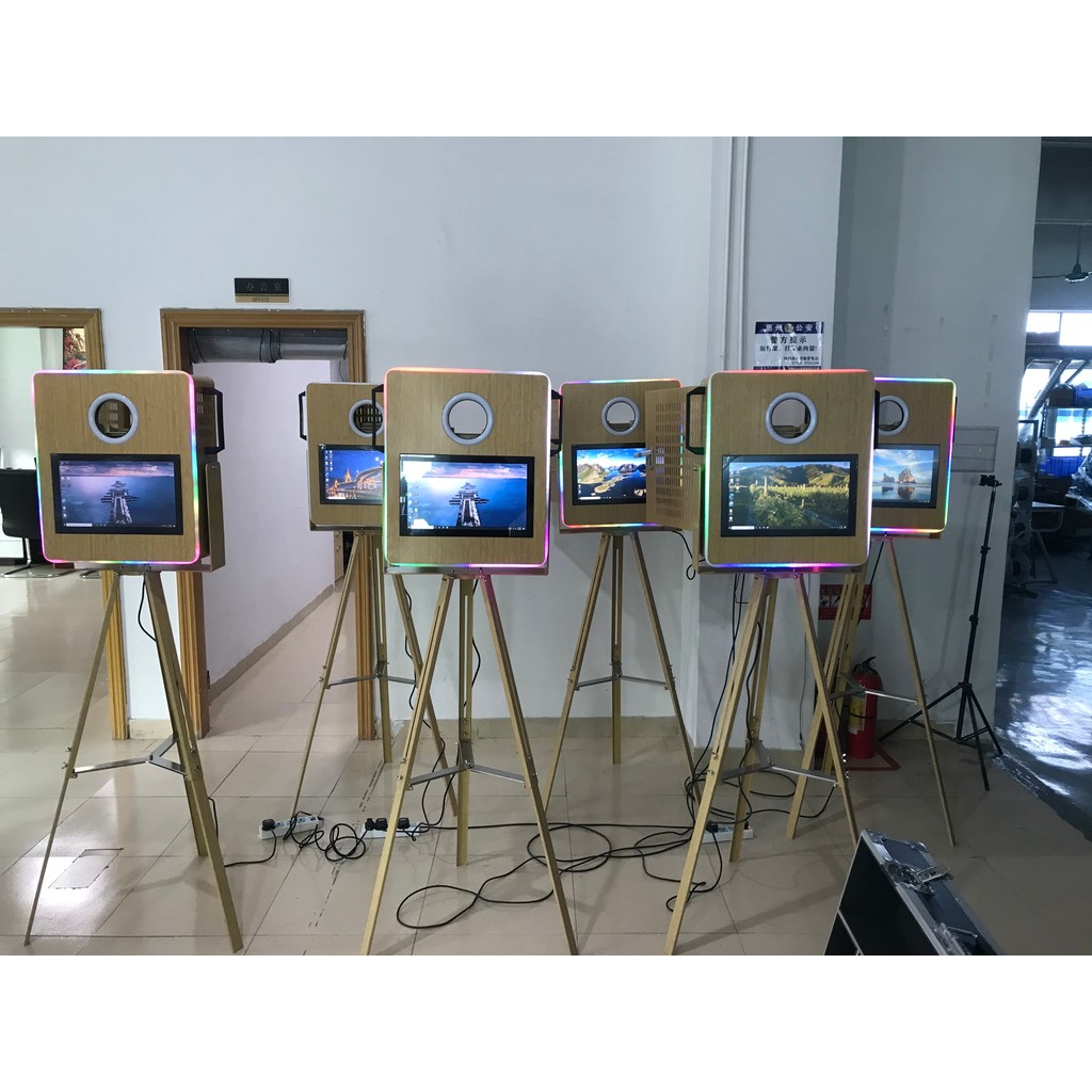RCM156T 2025 Photobooth Wedding Portable Retro Open Air Photobooth Dslr ...