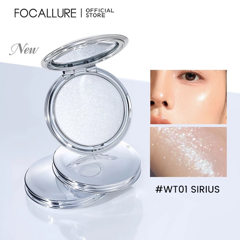 FOCALLURE Highlight Cream Shining And Smooth Pearls Drifting Colors ...