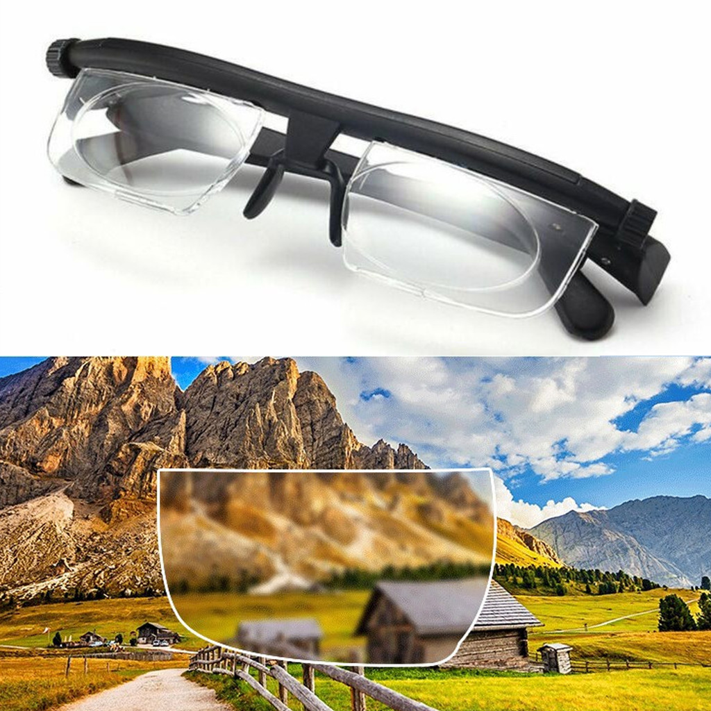 NTW Adjustable strength lenses glasses zoom distance vision zoom ...