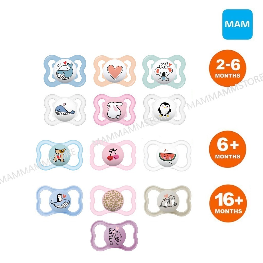 MAM SUPREME Pacifier for 2-6 months / 6 months+ / 16 months+ | Shopee ...