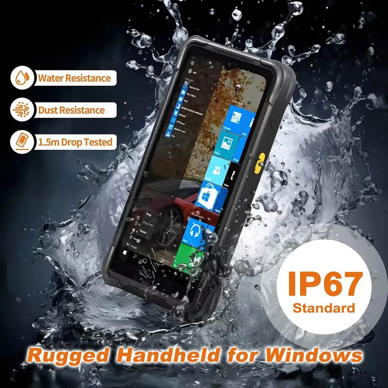 Windows Industrial Mini Tablet 8G+128G 4G Lte Wifi Bluetooth Barcode ...