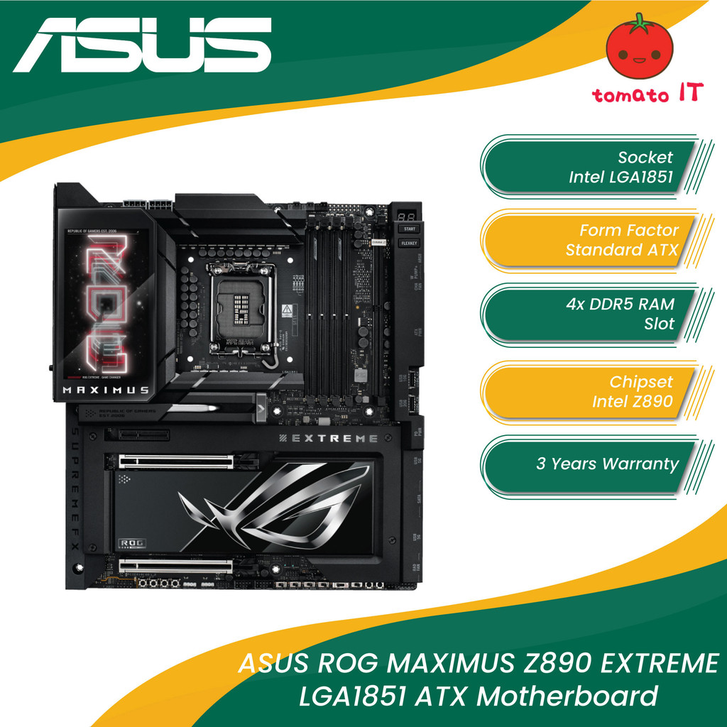 ASUS ROG Maximus Z890 Extreme LGA1851 ATX Motherboard | Shopee Malaysia